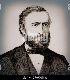 The make-and-break telephone by Johann Philipp Reis. Illustration of ...