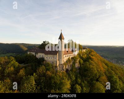 Teck Castle, Kirchheim Teck, Swabian Alb, Baden Wurttemberg, Germany ...