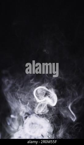 Smoke fog, png and cigarette ring with abstract pollution swirl with ...