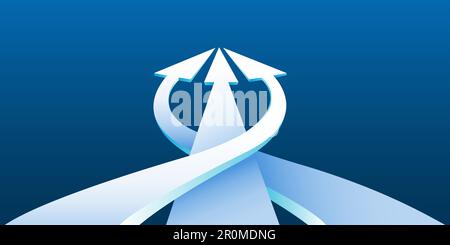 Teamwork concept. Arrow. isolated on background. Vector illustration ...
