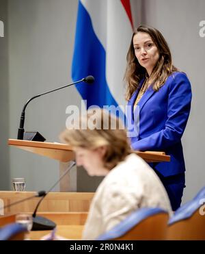 THE HAGUE - Netherlands, 09/05/2023, and Bente Becker (VVD) and Karien ...