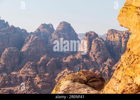 Family trip through Jordan Stock Photo - Alamy