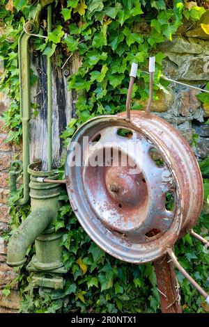 Pleasure garden, Bessèges, Gard, France Stock Photo - Alamy