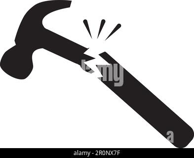 broken cog icon on white background. disruption icon broken gear wheel ...