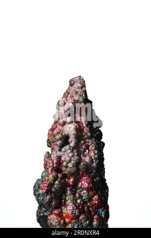 Iridescent goethite from spain. macro detail texture background. close ...