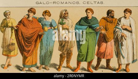 Ancient history. Roman period. Gallo-Romans. Romanized Celtic Gauls ...