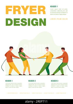 people pulling opposite ends rope gift box present merry christmas ...