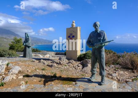Memorial to Cretan resistance against the Nazis in the Second World War ...