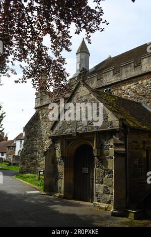 A Traditional Anglican Church Building; Rye Sussex England Stock Photo ...