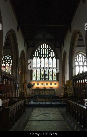 A Traditional Anglican Church Building; Rye Sussex England Stock Photo ...
