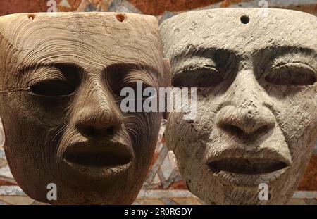Some Disturbing Ritual Masks from the ancient and mysterious ...