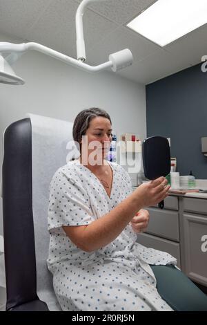 Basal cell carcinoma excision Stock Photo - Alamy