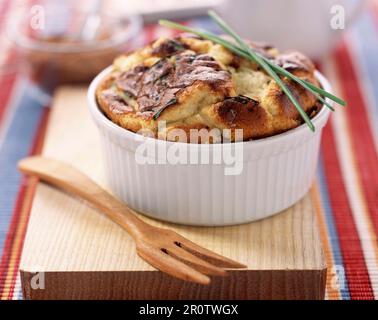 Three cheese soufflée Stock Photo - Alamy