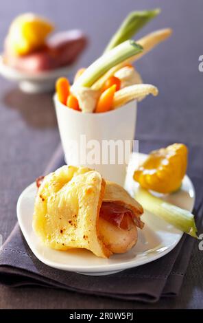 One Corn on the Cob Over White Stock Photo - Alamy