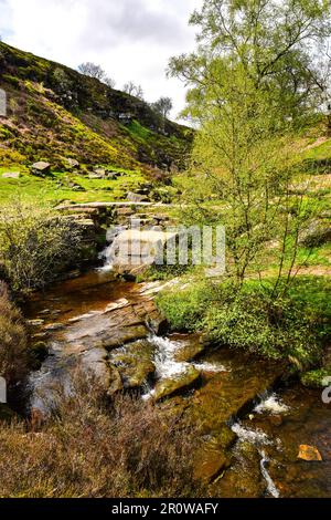 Brontë Waterfalls, Brontë Bridge, Haworth, Pennines, Yorkshire Stock ...