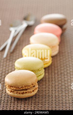 Mini Multi-Colored Macaroon Stock Photo - Alamy