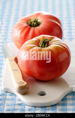 Tomato 'Rose de Berne' Stock Photo - Alamy