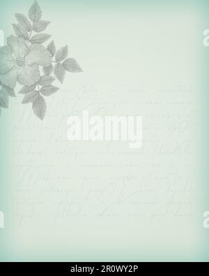 Aging blue textured template. Vintage grunge gradient background on ...