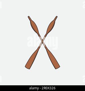Woodcut Illustration of an Oar. - Vector Stock Vector Image & Art - Alamy