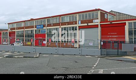 Old WBC bus depot, now Langtree property development, Wilderspool ...