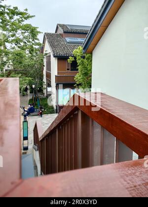 Visit Panlong ancient town in Shanghai, China, 6 May, 2023. (Photo by ...