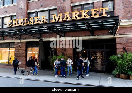 Chelsea Market - Street Scene New York City - USA Stock Photo - Alamy