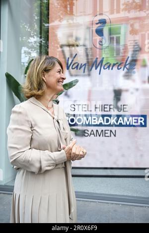 Van Marcke CEO Caroline Van Marcke poses for the photographer during ...