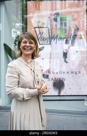 Van Marcke CEO Caroline Van Marcke poses for the photographer during ...