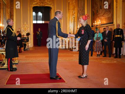 Gail Redmond, is made a Member of the Order of the British Empire by ...