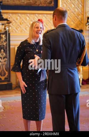 Gail Redmond, is made a Member of the Order of the British Empire by ...