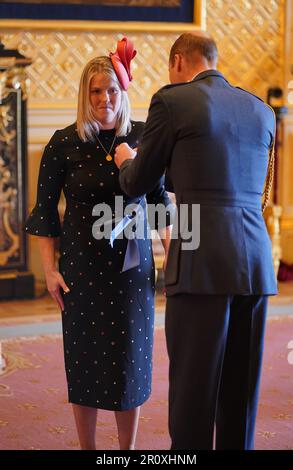 Gail Redmond, is made a Member of the Order of the British Empire by ...