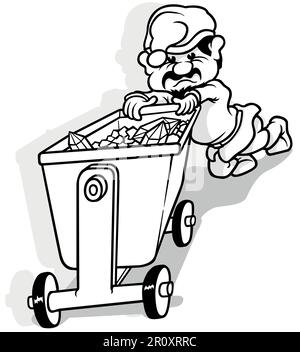 Dwarf miner sketch Stock Vector Image & Art - Alamy