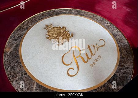 Paris, France, Inside, The Hôtel Ritz, Traditional Luxury Interior ...