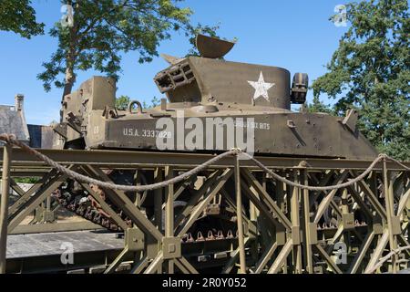 Tanks at the Overlord museum in Normandy Stock Photo - Alamy