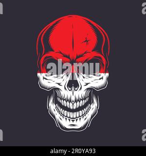 Indonesia skull of terror artwork Stock Vector Image & Art - Alamy