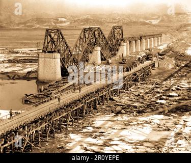 Korean War, Freedom Gate Bridge, 1952 Stock Photo - Alamy