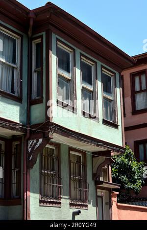 Typical Turkish house, downtown, Bursa, Turkey Stock Photo - Alamy