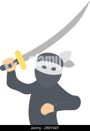 Kenjutsu icon vector image. Suitable for mobile apps, web apps and ...