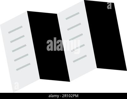 Pamphlet icon vector image. Suitable for mobile application web ...