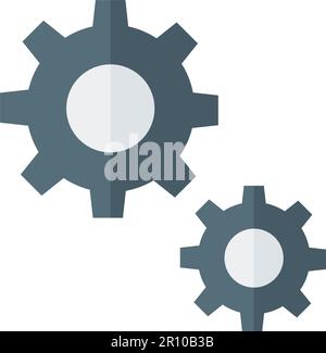 Settings icon vector image. Suitable for mobile application web ...