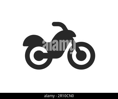 A simple scooter icon isolated on a white background Stock Vector Image ...