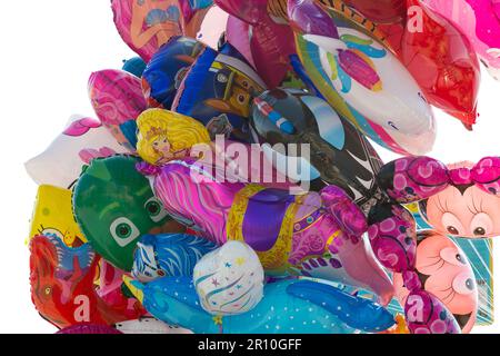coloured balloons of different sizes and shapes Stock Photo - Alamy