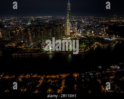 Saigon, Vietnam, Apr 2023 - Landmark 81 is a super tall skyscraper of ...
