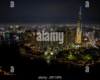 Saigon, Vietnam, Apr 2023 - Landmark 81 is a super tall skyscraper of ...