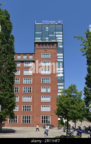 High-rise building, Allianz, An den Treptowers, Treptow, Berlin ...