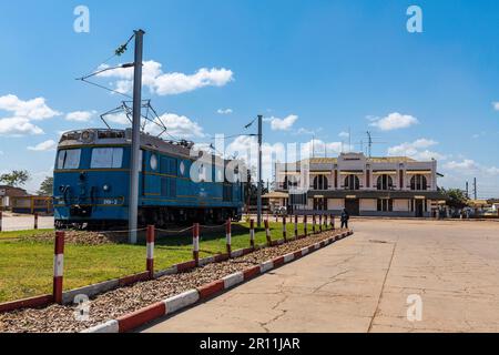 Train station of Lubumbashi, DR Congo Stock Photo - Alamy