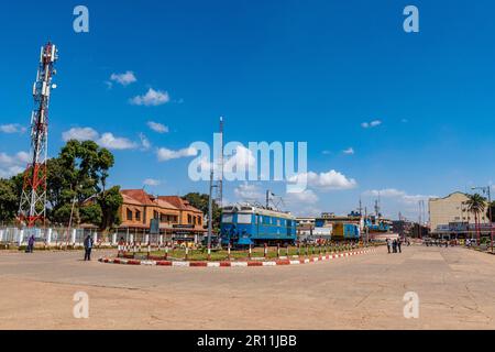 Train station of Lubumbashi, DR Congo Stock Photo - Alamy