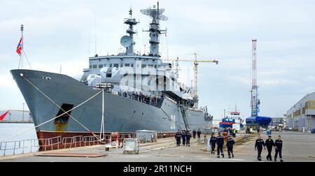 Russia training vessel 210, lead ship of Smolnyy-class (project 887) to ...