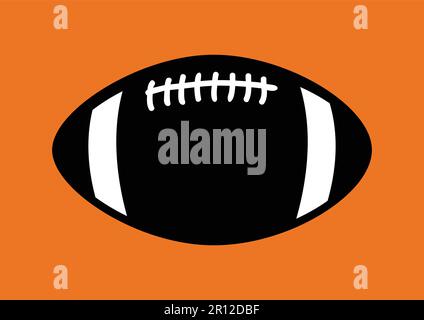 Simple graphic of a rugby ball Stock Vector Image & Art - Alamy