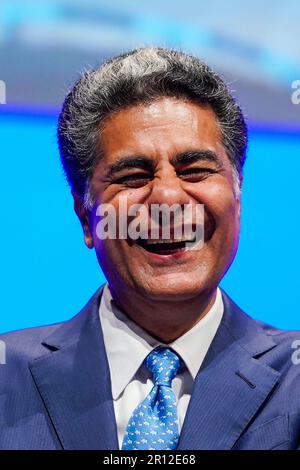 Mannheim, Germany. 11th May, 2023. Hasso Plattner, Chairman of the ...